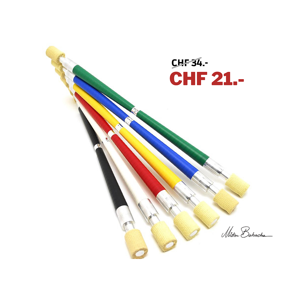 Fire Devil Stick decorated (without sticks) | Jonglerie Diffusion SA